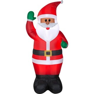 Christmas Inflatable 6 ft. H African Santa - Bed Bath & Beyond - 36292148