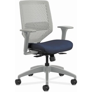 HON Solve Seating Mid-back Task Chair-29-3/4"x29"x42",Titanium Back/MD ...