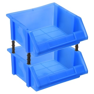 Plastic Shelf Bins Wall Mounted Storage Bin Stackable Storage Box ...