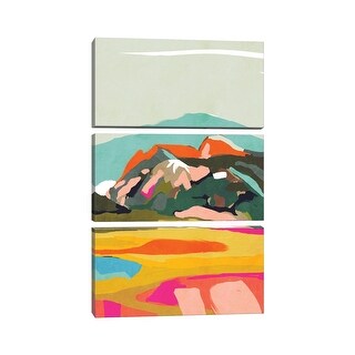 iCanvas "Landscape II" by Ana Rut Bre 3-Piece Canvas Wall Art Set - Bed ...