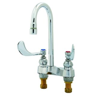T and S Brass Deck Mounted Centerset Medical Faucet with Rigid - Bed ...