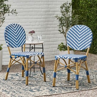 Outdoor Aluminum French Armless Bistro Chairs - Bed Bath & Beyond ...