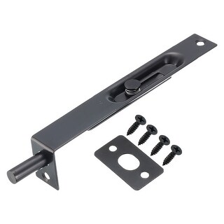 6 Inch Stainless Steel Door Concealed Slide Lock Latch Flush Bolt 2Pcs ...