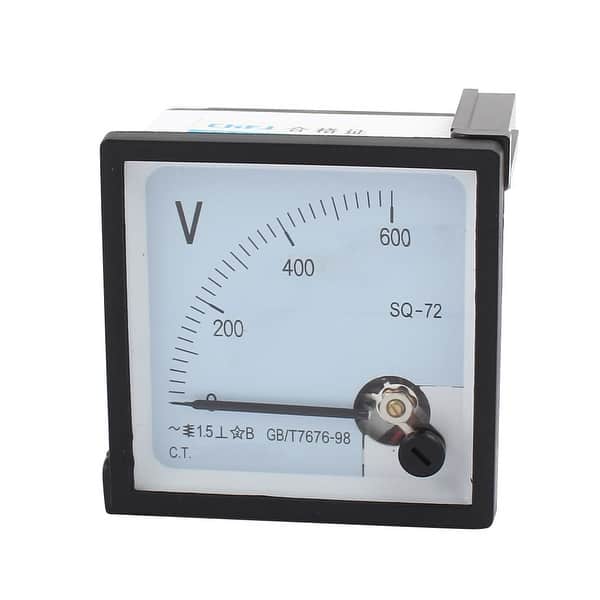 SQ-72 Class 1.5 AC 0-600V Screw Mounted Voltage Analog Panel Meter ...