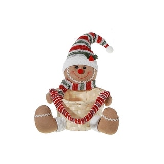 Gingerbread Lady Plush Basket - Bed Bath & Beyond - 40949081