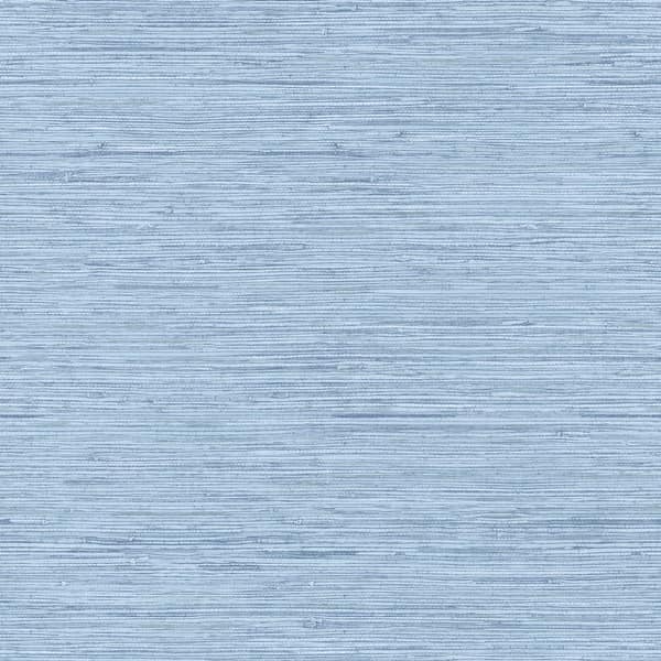 York Wallcoverings Horizontal Grasscloth Light Blue Wallpaper - Bed ...