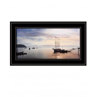 BAR HARBOR SILHOUETTES 3 Black Framed Print Wall Art - Bed Bath ...