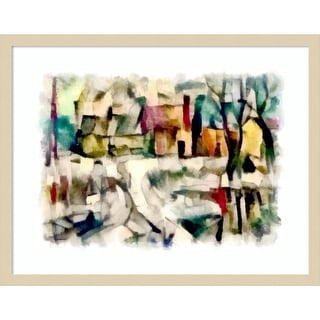 View No 27 by Alex Caminker Wood Framed Wall Art Print - Bed Bath & Beyond - 38251412