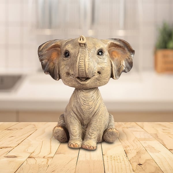 crying elephant statue