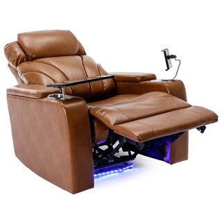 Power Single Swivel Recliner Chair, Home Theater Seating - Bed Bath ...