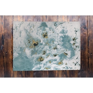 MARBLED LIGHT BLUE Outdoor Mat By Marina Gutierrez - Bed Bath & Beyond ...
