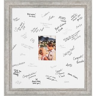 Angled Signature Mat Picture Frame - Autograph Photo Frame Guest Book ...