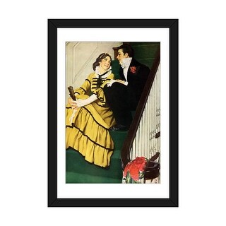 iCanvas "The Most Beloved American Writer" by Norman Rockwell - Bed ...