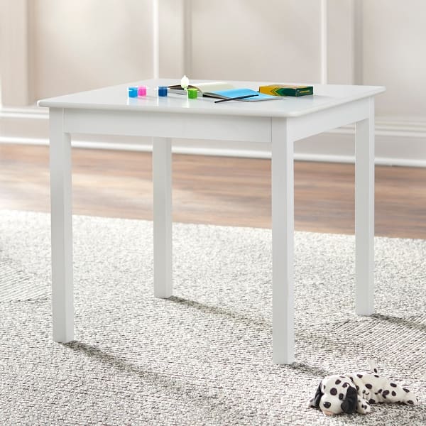 white children's table