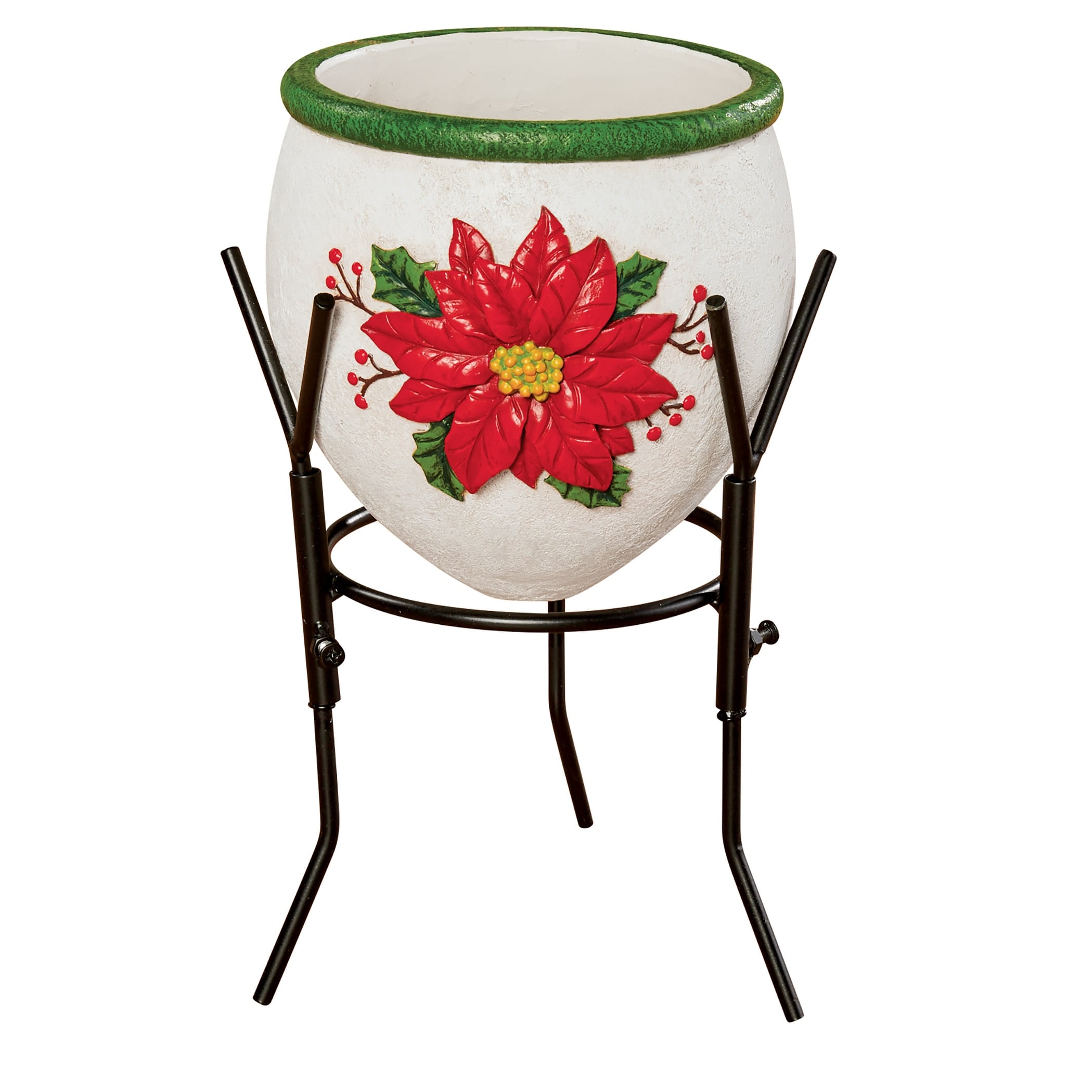 poinsettia plant tree stand