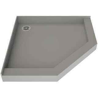 Tile Redi P44Neo Redi Neo 44" x 44" Shower Base with Tile Flanges and 2 ...