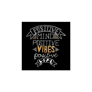 Positive Life IV Print On Acrylic Glass by 5by5collective - Bed Bath ...
