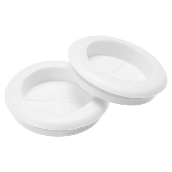 Rubber Grommets Mount Size Round Single-Sided Hole Plug - White - Bed ...