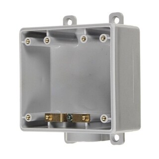 1.5 in. Grey Double Gang FS Box American Imaginations - Bed Bath ...