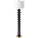 Zona Geometric Modern Floor Lamp - 62"H x 17"W x 17"D - Bed Bath ...