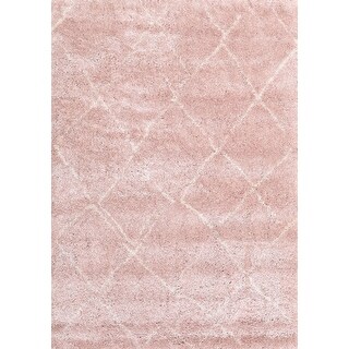 Ahgly Company Machine Washable Contemporary Pink Daisy Pink Area Rugs ...
