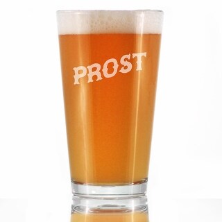 Cheers German Prost - Beer Pint Glass - Germany Gifts & Souvenirs - 16 ...