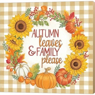 Deb Strain 'Autumn Leaves' Canvas Art - Bed Bath & Beyond - 34869002