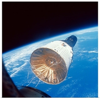 "Gemini Space Capsule Docking in Orbit" Poster Print - Multi - Bed Bath ...