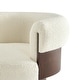 Scott Living Scrolla Beige Swivel Barrel Chair - Bed Bath & Beyond ...