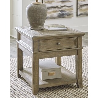 Janismore Rectangular End Table - 24"W x 27"D x 24"H - Bed Bath ...