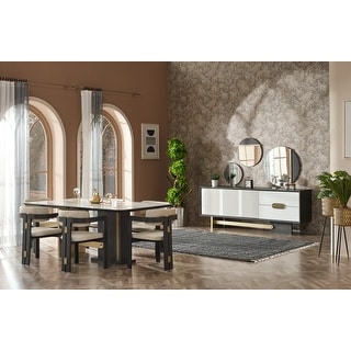 Pratik Traditional Dining Room Table - 6 People - Bed Bath & Beyond ...