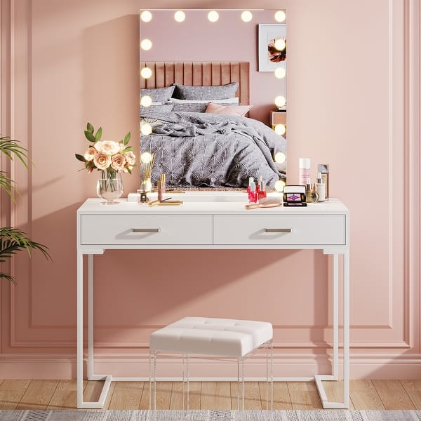hollywood vanity table set