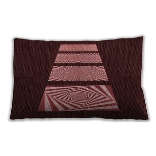 Ahgly Company Patterned Indoor-Outdoor Blood Night Red Lumbar Throw ...