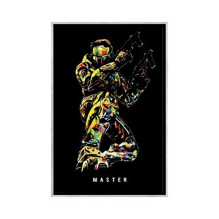 iCanvas "Master Chief" by Durro Art Framed - Bed Bath & Beyond - 37726916