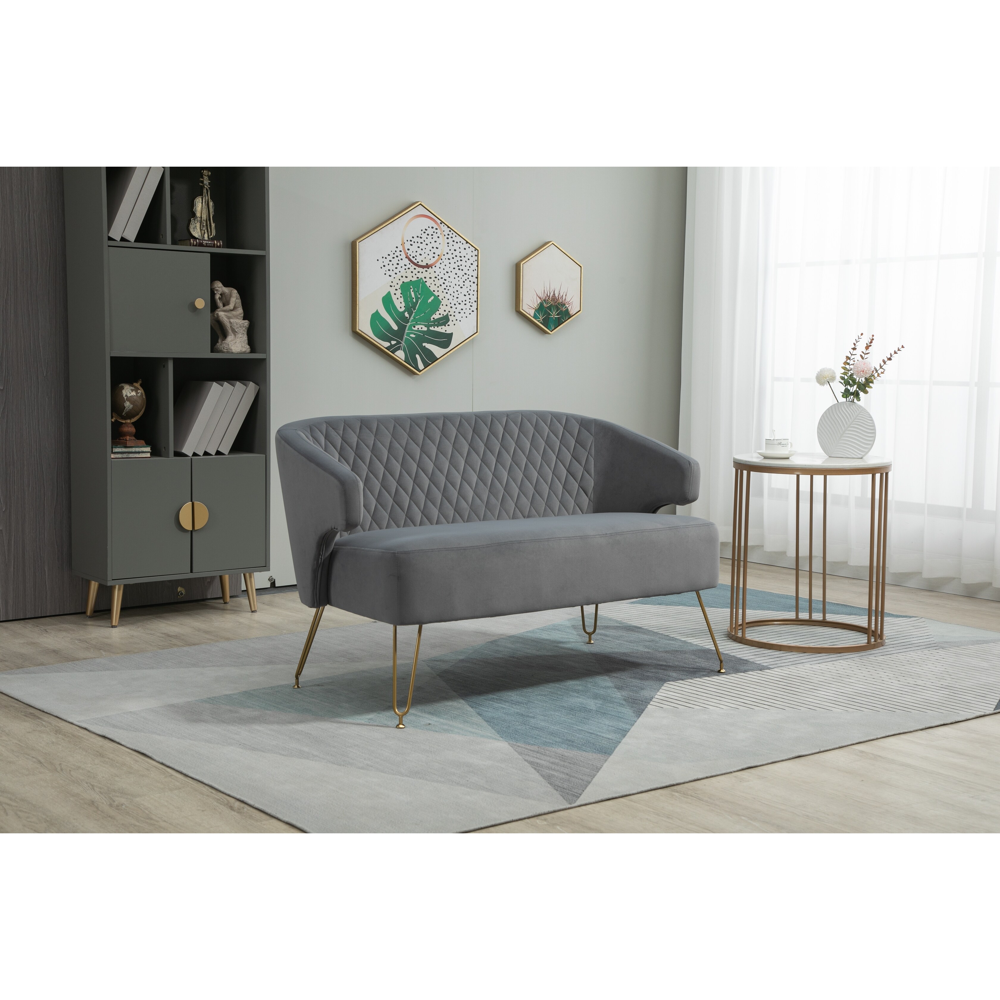 Tufted Back, Sloped Arms Loveseats - Bed Bath & Beyond