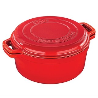 Staub 7 Quart Cast Iron Braise And Grill