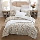 Laura Ashley Bramble Floral Cotton Reversible Comforter Set - Bed Bath ...