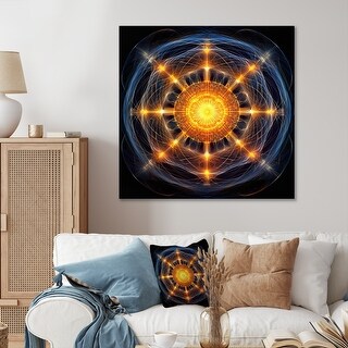 Designart "The Great Central Sun In The Universe" Space Canvas Prints ...