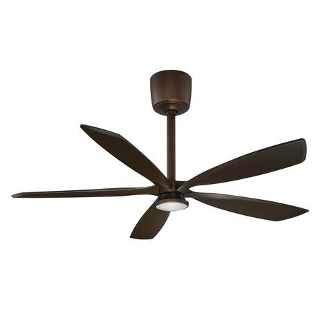 Phantom Architectural Bronze 54-inch LED DC Motor Ceiling Fan ...