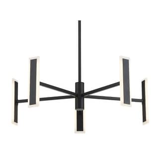 Kovacs P1415-L Edge 5 Light 25" Wide LED Abstract Chandelier - Bed Bath ...