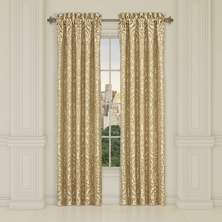 J. Queen New York Lazlo Gold Window Panel Pair - Bed Bath & Beyond ...