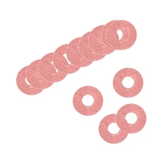Insulating Washer 500Pcs 3mm x 8mm x 0.5mm Red Vulcanized Fiber Washer ...