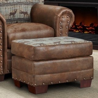 American Furniture Classics Model 8500-90 Deer Teal Tapestry Lodge ...