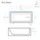 Voltaire 72 X 32 Skirted Right Drain Soaking Alcove Bathtub In Glossy ...