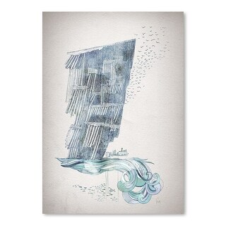 Americanflat - Cliffs by David Fleck - 16"x20" Poster Art Print - Bed ...