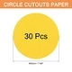 Circle Cutouts Paper, Round Cutouts Circle Cardstock for DIY Crafts ...
