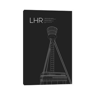 iCanvas "LHR Tower, Heathrow Airport" by 08 Left Canvas Print - Bed ...