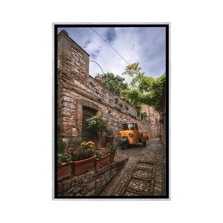 iCanvas "Tuscany Streets" by Cuma Cevik Framed - Bed Bath & Beyond ...