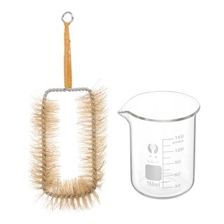 150ml Low Form Glass Beaker with Brush, 3.3 Glass Graduated Measuring ...