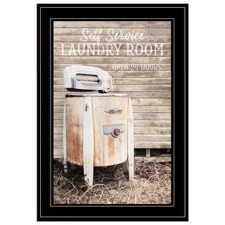 Laundry Room 2 Black Framed Print Wall Art - Bed Bath & Beyond - 39736481
